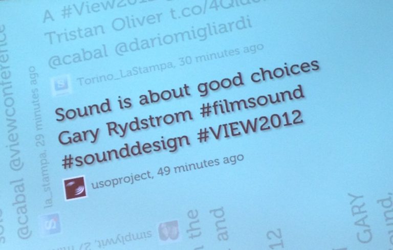 Gary Rydstrom’s Talk from VIEW